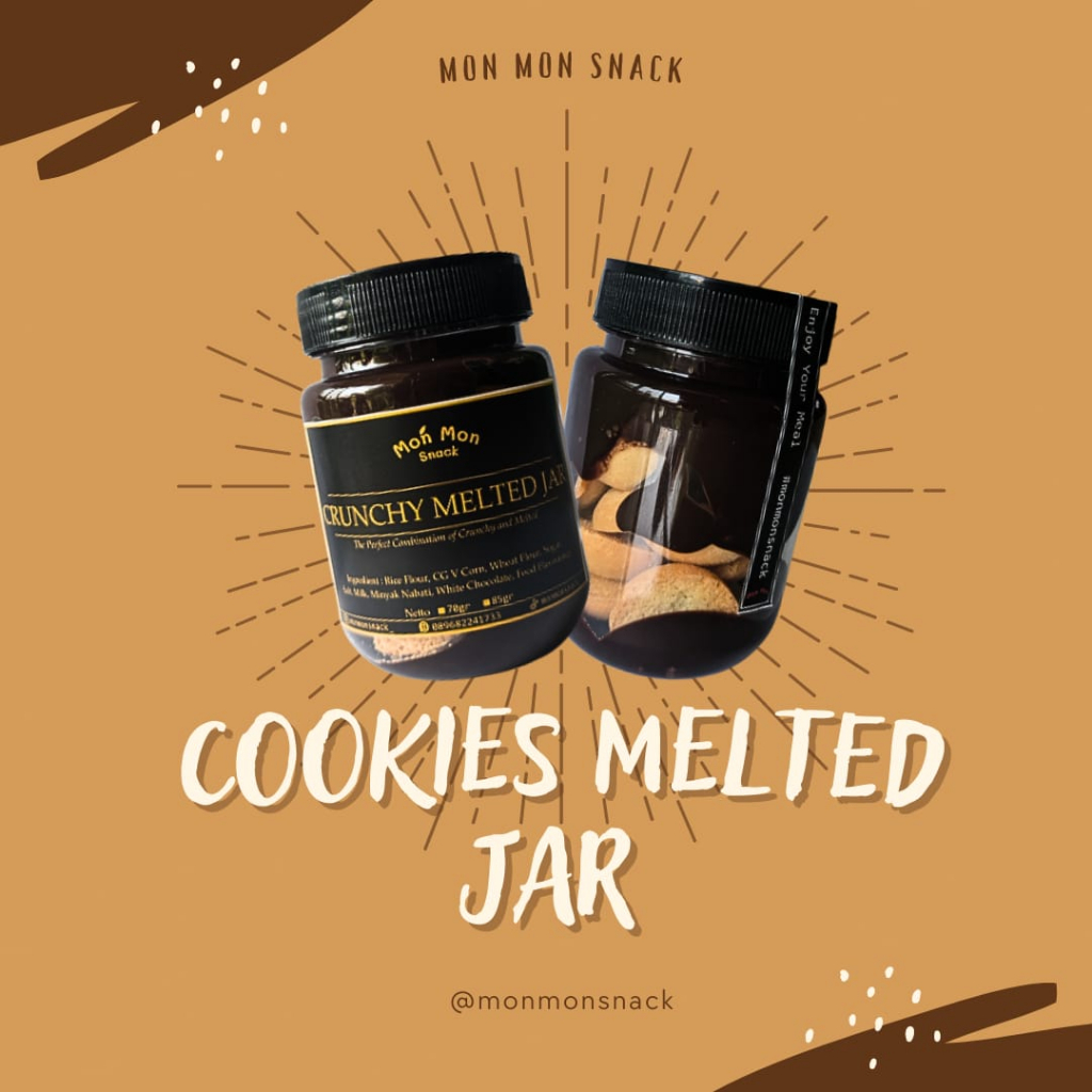 Jual PROMO Cookies Melted Jar / Cookies Lumer Jar / Jajanan Viral ...