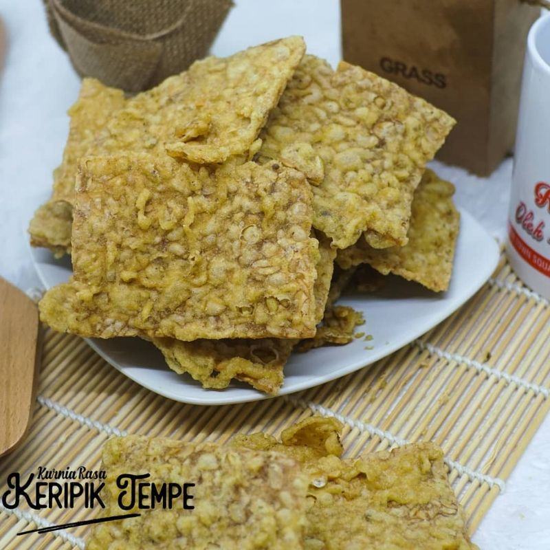 Jual Keripik Tempe Bandung 500gr / Kripik Tempe Malang Krispi Renyah ...