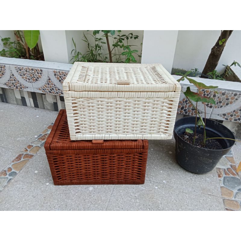 Jual Keranjang Box Rotan Sepeda/Motor | Shopee Indonesia