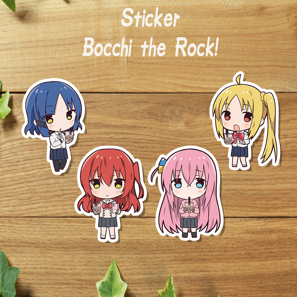 Jual Sticker Anime Bocchi the Rock! / Stiker Pack Bocchi Ryou Nijika ...
