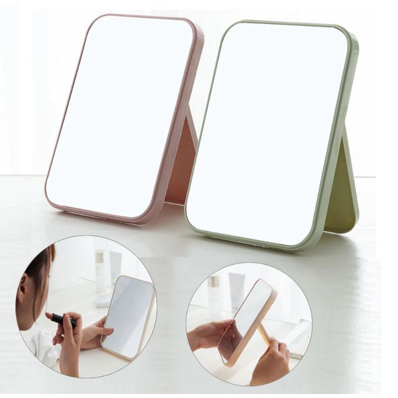 Jual CERMIN LIPAT PERSEGI PORTABLE / STANDING BEAUTY MIRROR KACA DUDUK ...