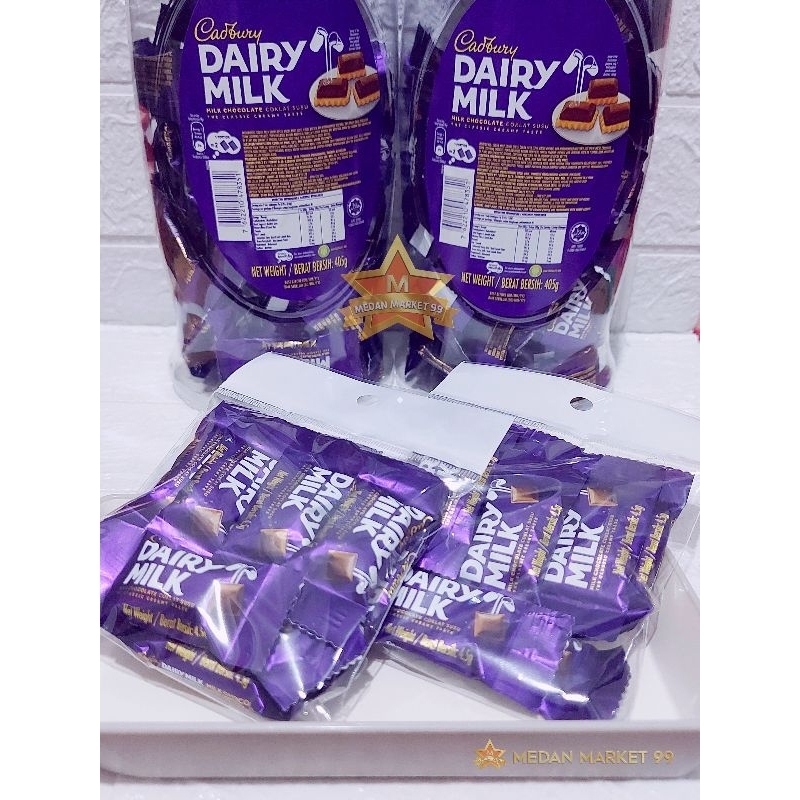 Jual COKLAT MALAYSIA CADBURY DAIRY MILK REFILL PACK ISI 10 PCS | COKLAT ...
