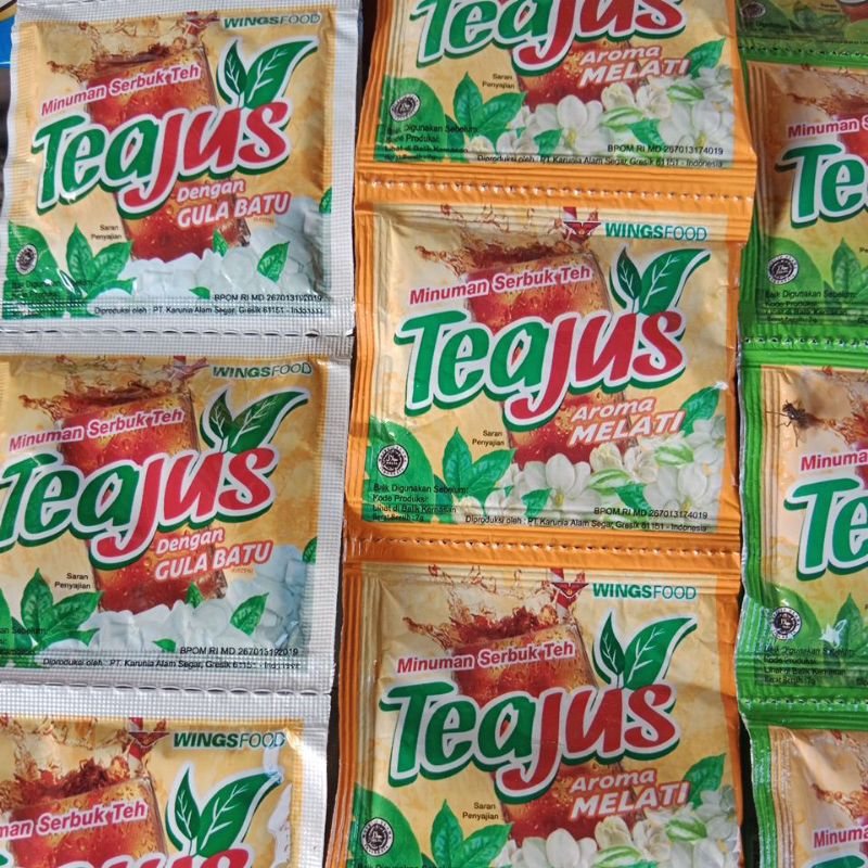 Jual Tea Jus Teh Beragam Rasa 1 Renteng (10 sachet) | Shopee Indonesia