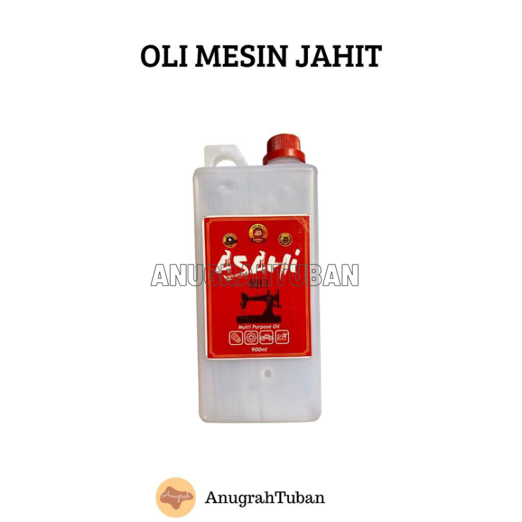 Jual [Asahi] Minyak Mesin / Minyak Pelumas / Oli Mesin Jahit Obras Neci ...