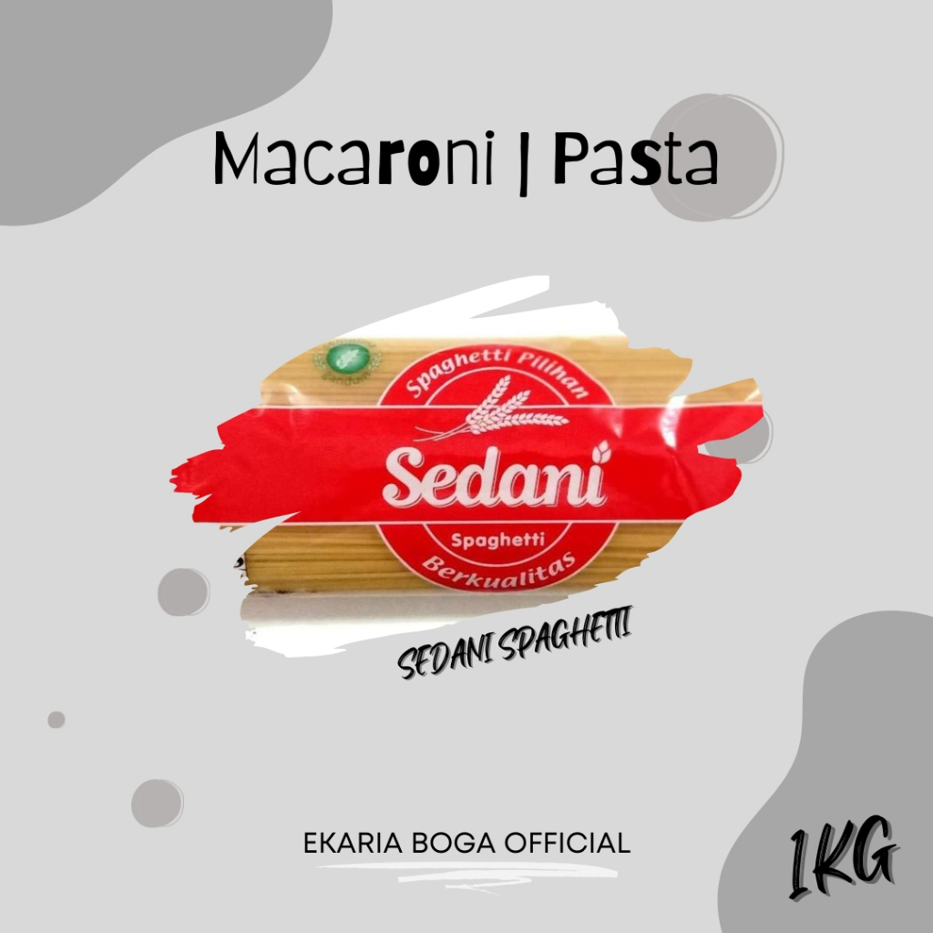 Jual PASTA | SPAGHETTI | SEDANI | SEDANI SPAGHETTI 1KG | Shopee Indonesia