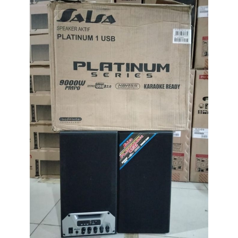 Jual SPEAKER ACTIVE SPIKER AKTIP AKTIF SALSA PLATINUM 1 USB 9000 WATT ...