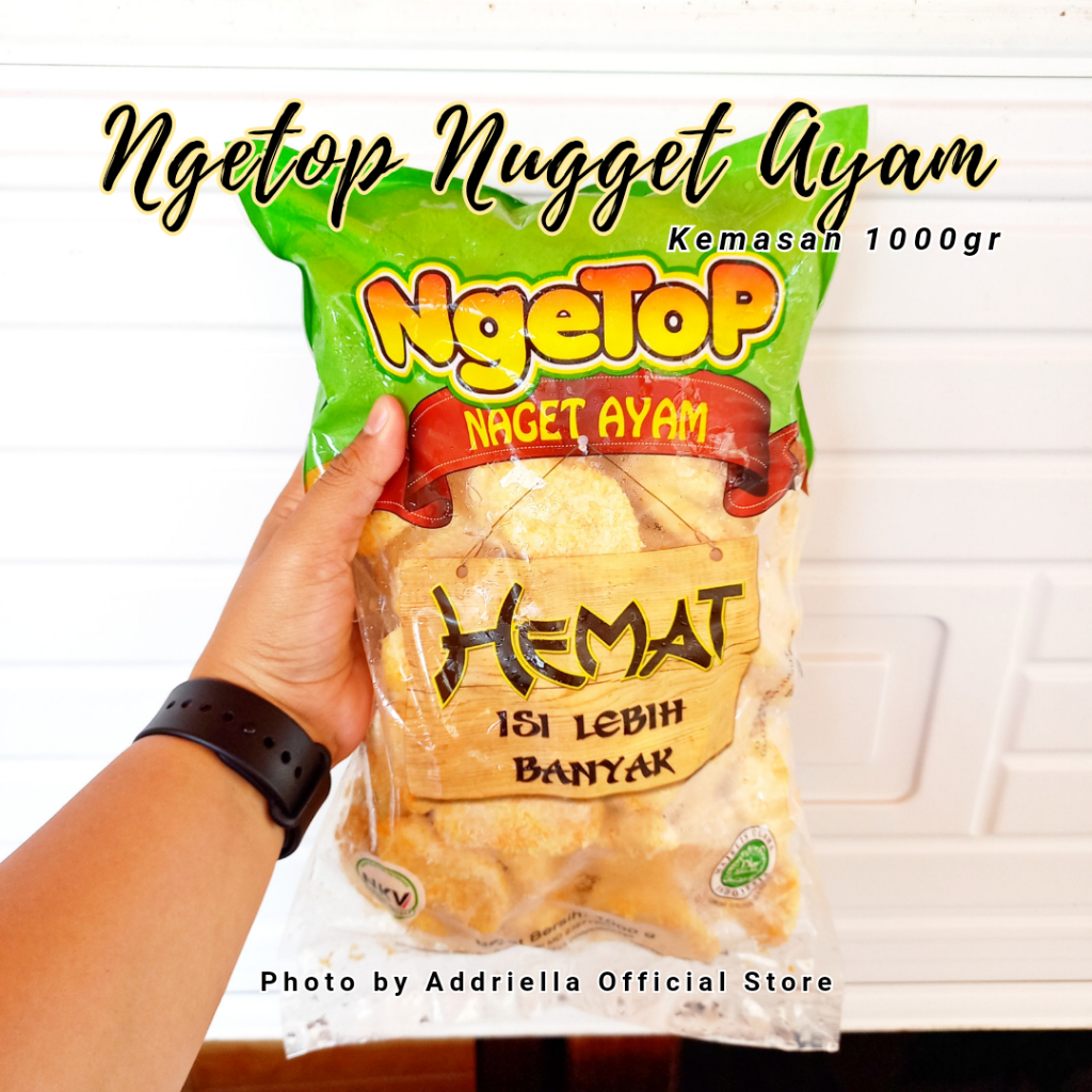 Jual ADDRIELLA Ngetop Nugget Ayam Hemat 1000gr | Ngetop/Frozenfood ...