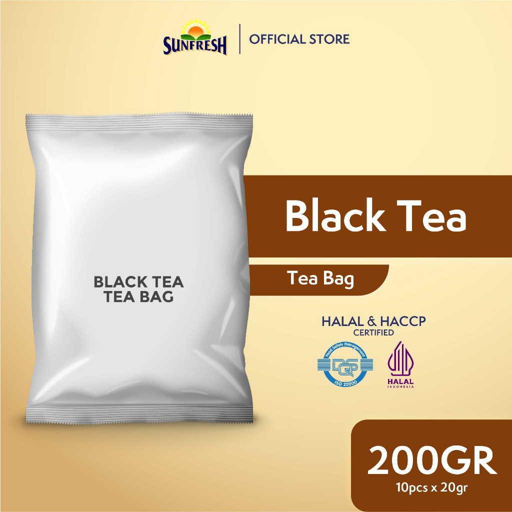 Jual Black Tea Jumbo Tea Bag 200 gr - Teh Hitam Kemasan Kantong Celup ...