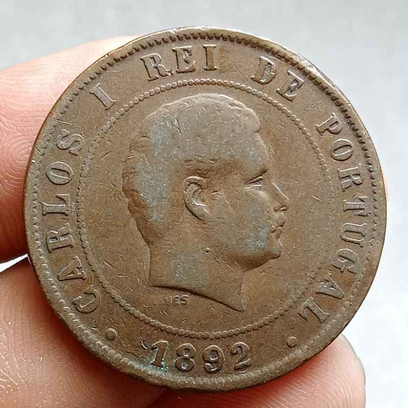 Jual Sp459 - Coin Portugal 20 Reis 1892 Carlos l | Shopee Indonesia