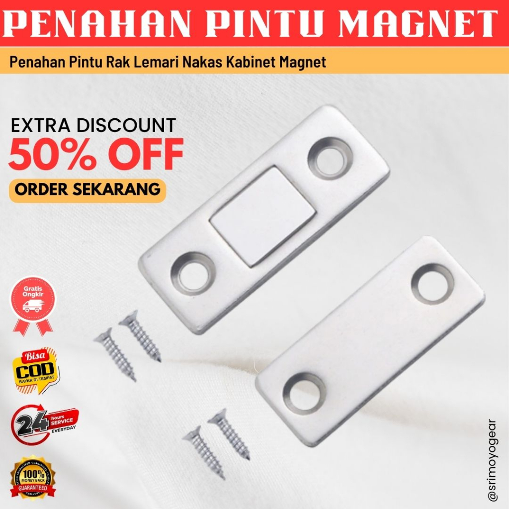 Jual Penahan Pintu Magnet - Penahan Pintu Rak Lemari Nakas Kabinet ...