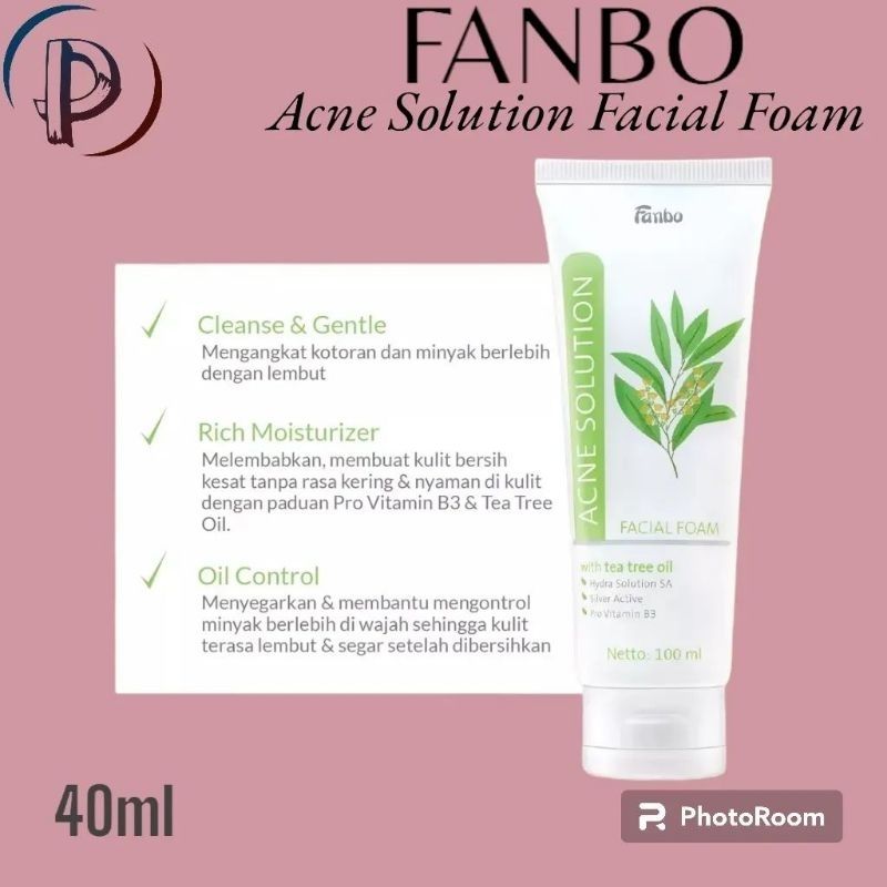 Jual Fanbo Acne Solution Facial Foam 100ml. | Shopee Indonesia