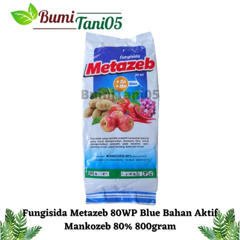 Jual Fungisida Metazeb 80WP Mankozeb 80% Kemasan 800gram | Shopee Indonesia