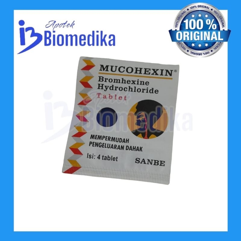 Jual MUCOHEXIN Tablet perstrip @ 4 tablet | Shopee Indonesia