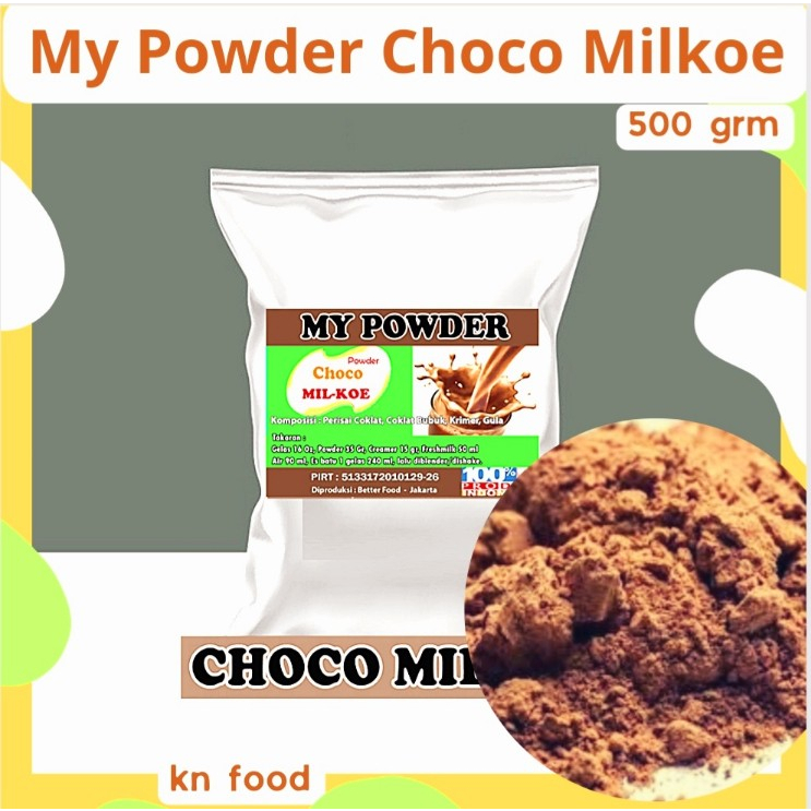 Jual Bubuk coklat es kepal milo Powder 500gram- coklat milko Bubuk ...