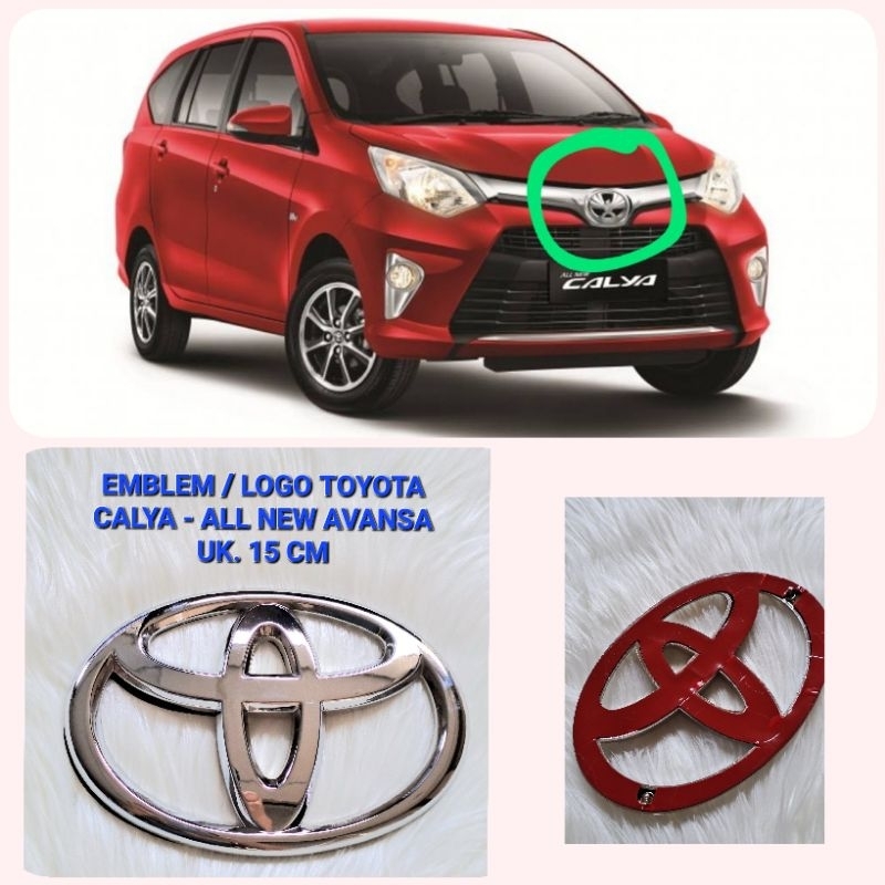 Jual LOGO GRILL DEPAN TOYOTA CALYA | Shopee Indonesia