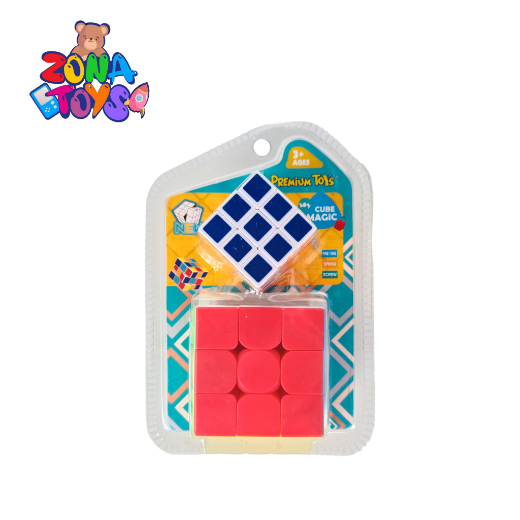 Jual Rubik 3x3 Mainan Rubik Isi 2 Cube Magic Kubus | Shopee Indonesia