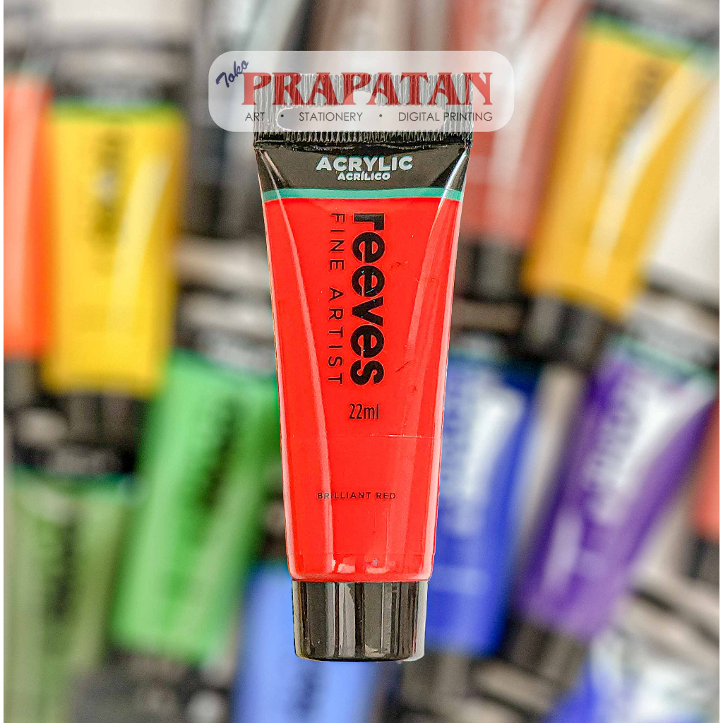 Jual Cat Akrilik Reeves Artist 22ml | Reeves Acrylic | Shopee Indonesia