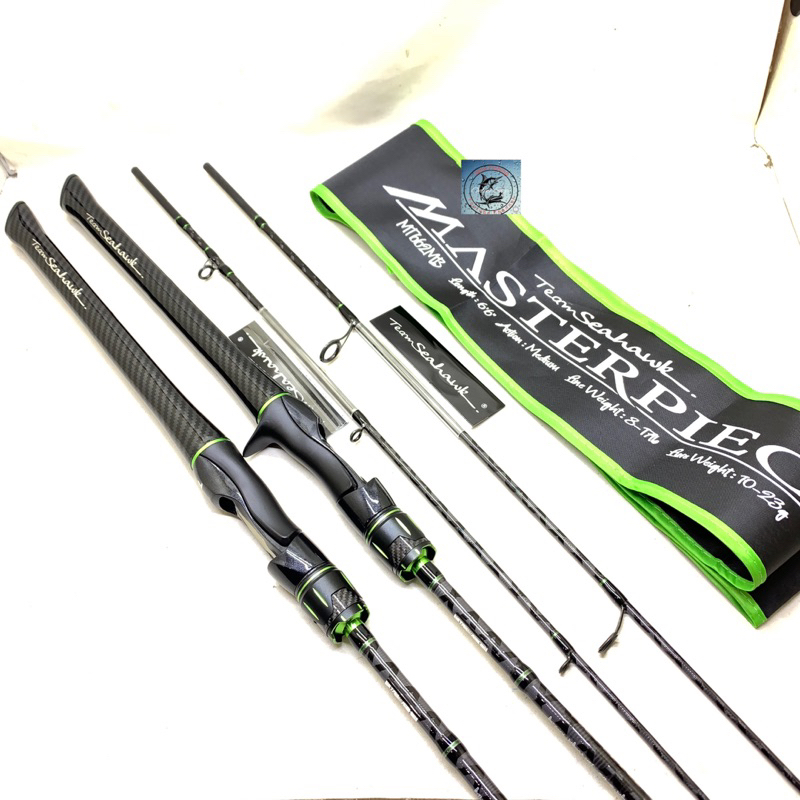 Jual Joran Seahawk MasterPiece Spinning & BC Carbon hollow | Shopee ...