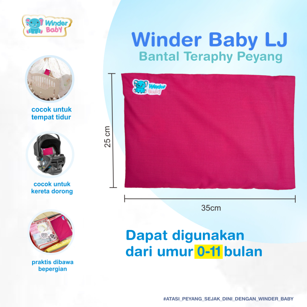Jual Bantal Peyang Winder Baby LJ (khusus bayi yang sudah peyang ...