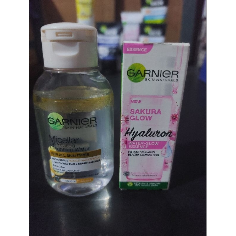 Jual Garnier Oil Control infused 50ml, Garnier Sakura Glow Hyaluron ...