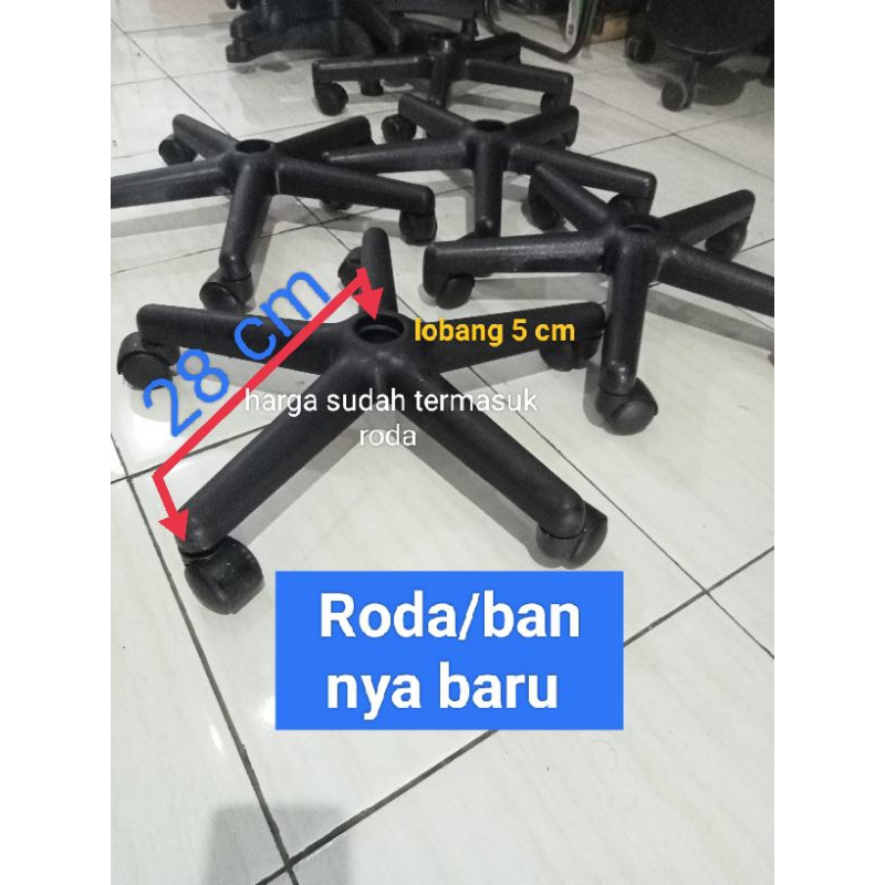 Jual kaki kursi kantor dengan roda | Shopee Indonesia