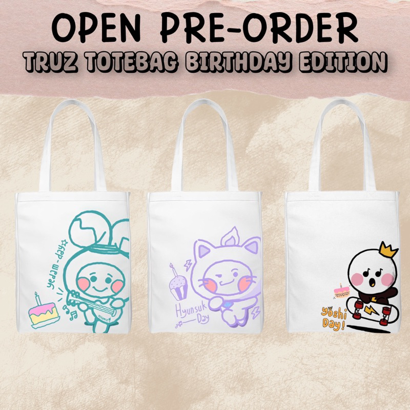 Jual TOTEBAG TRUZ BIRTHDAY EDITION FANMADE CHILLI YEDEE YOCHI LAWOO ...
