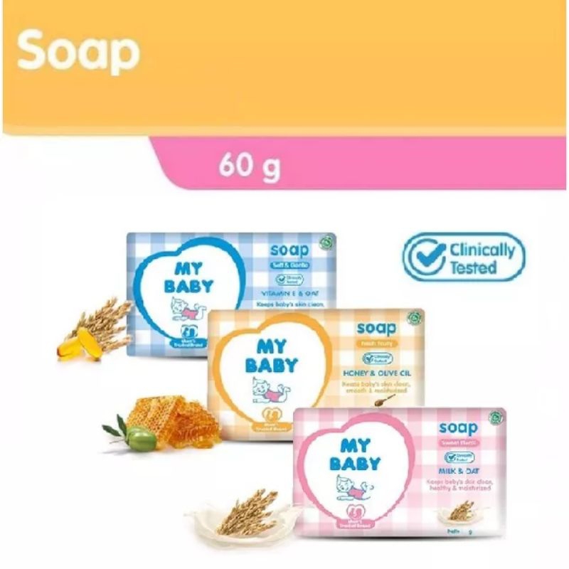 Jual my baby sabun mandi batang 60g | Shopee Indonesia