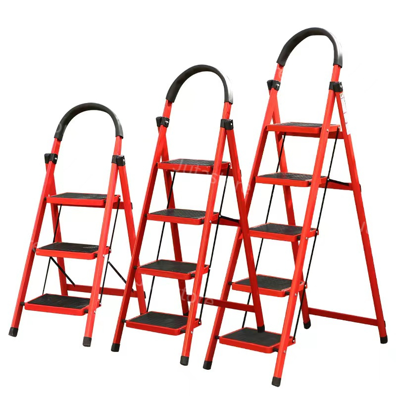Jual Jutastore Tangga Lipat 3/4/5 Step Rumah Lipat Tangga Besi Lipat ...