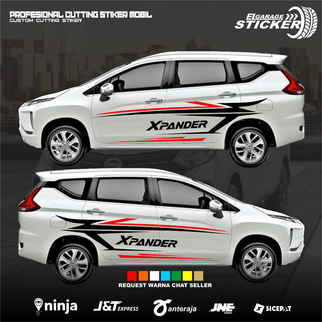 Jual STIKER MOBIL XPANDER CUTTING STIKER VARIASI BODY SAMPING ALL MOBIL XPANDER | Shopee Indonesia