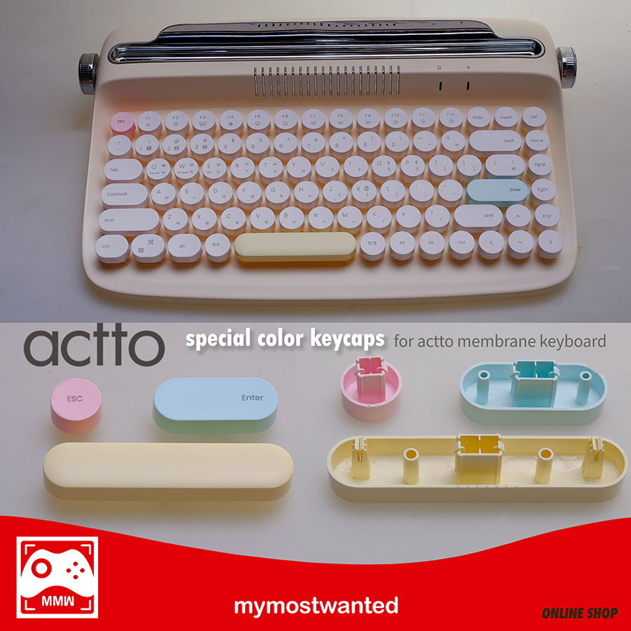 Jual 3 Custom Macaron KEYCAPS for ACTTO Membrane Keyboards | Shopee ...