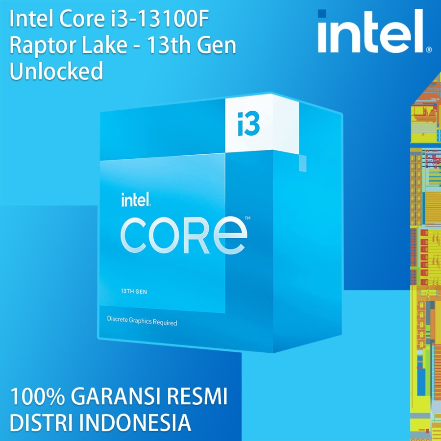 Jual Processor Intel Core i3-13100F 4.50GHz 4-Core LGA 1700 Raptor Lake ...