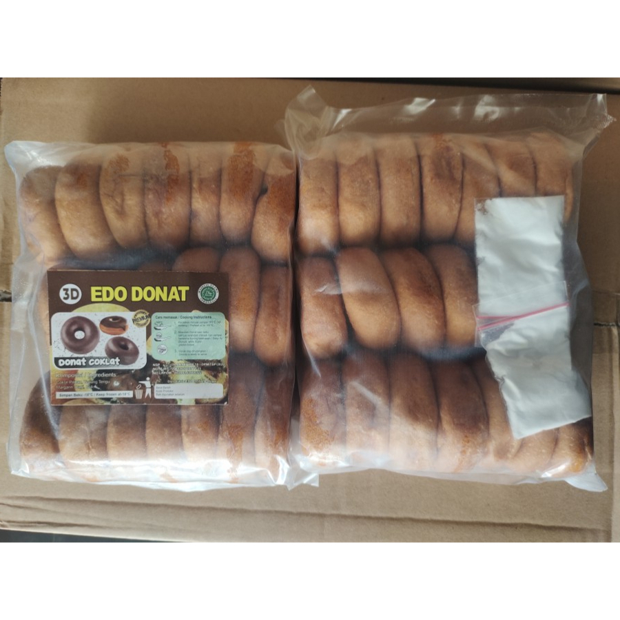Jual Donat Coklat Donat 3D COklat Mini Isi 20 | Shopee Indonesia
