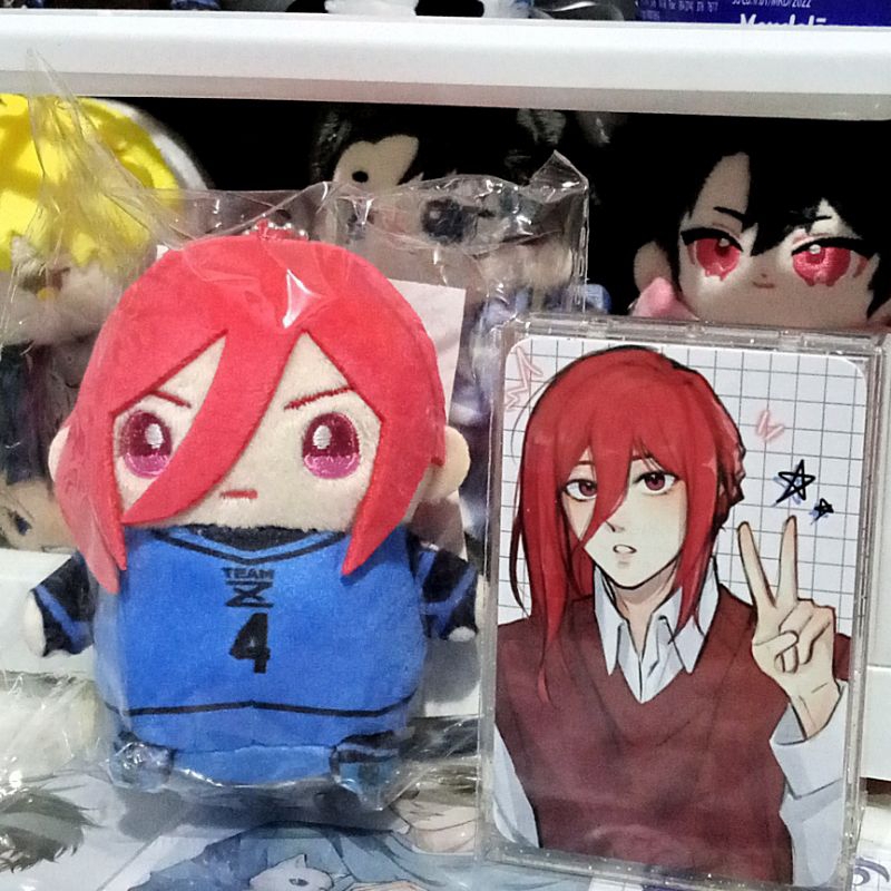 Jual Ready bluelock bllk official merch plush mamemeito chigiri hyoma ...