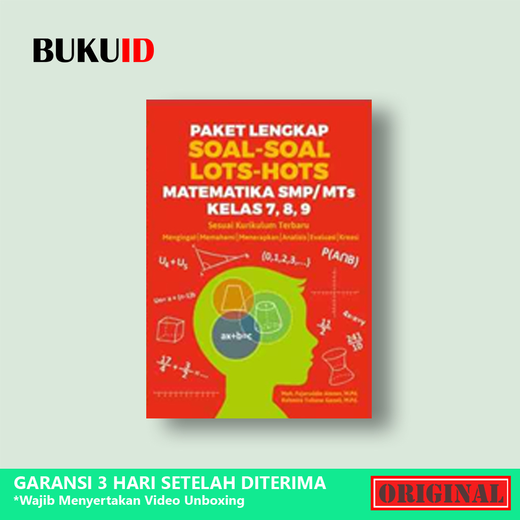Jual Buku Paket Lengkap Soal-Soal LOTS-HOTS Matematika SMP/MTs Kelas 7 ...
