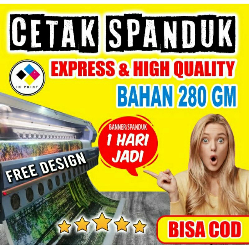 Jual cetak spanduk baner baliho 1 hari jadi | spaduk bahan tebal ...