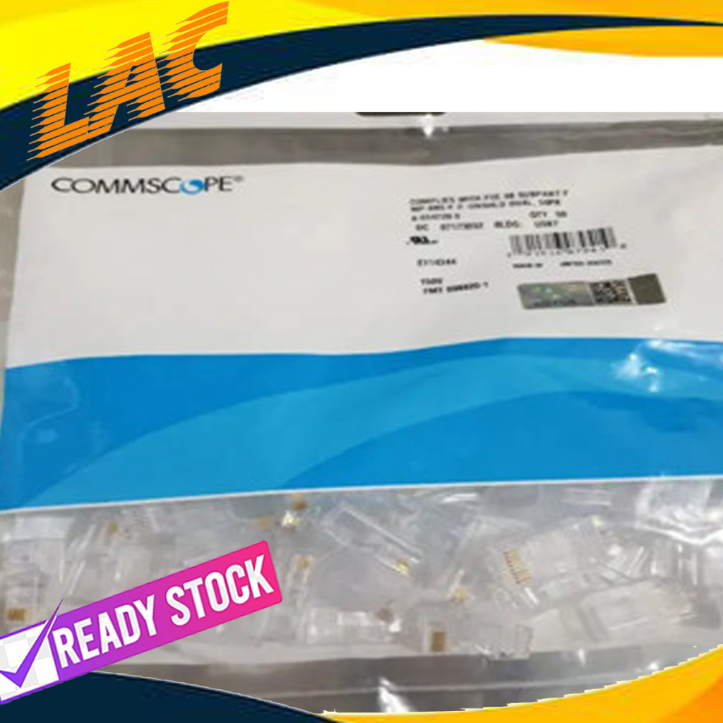 Jual Konektor RJ45 Commscope Cat5e Connector RJ 45 | Shopee Indonesia