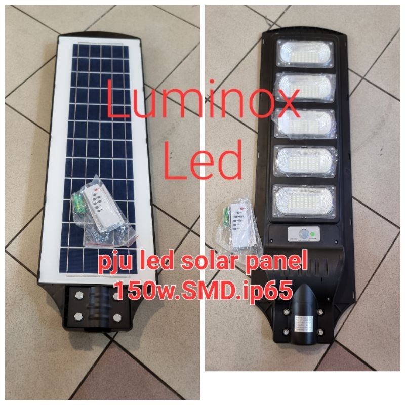 Jual pjuts pju solar panel 150w 150watt - jalan street light surya led 150 watt 150w smd ...