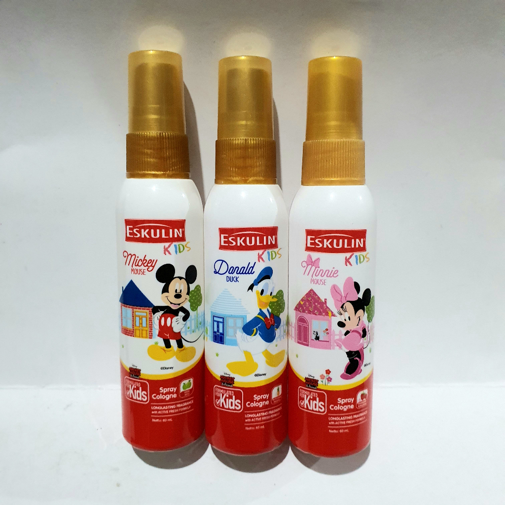 Jual Eskulin Kids Mist Cologne 60ml Parfum anak kemasan baru | Shopee ...