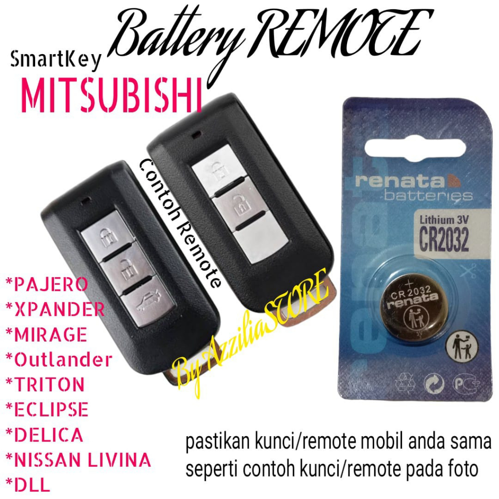 Jual Battery Baterai Batrai Batre Batere Untuk Remote Remot Kunci Smart ...