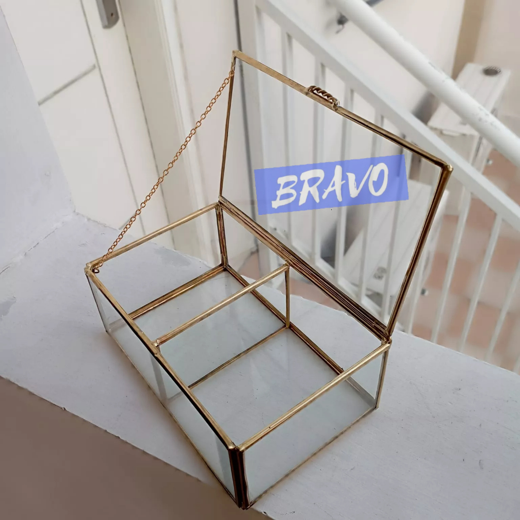 Jual Box Kaca Untuk Ringbox Kotak Cincin tempat cincin / hiasan mahar ...