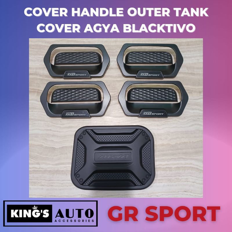 Jual Paket Lengkap Variasi Agya Handle Outer Tank Cover Agya | Shopee ...