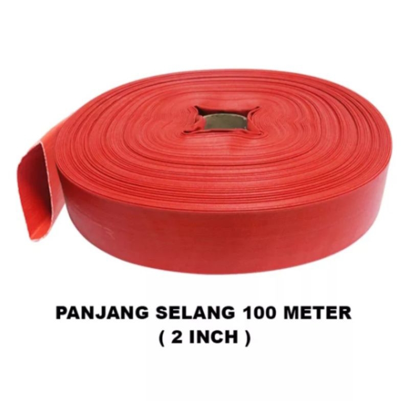 Jual selang pompa air 2inch 100M / selang alkon 2in panjang 100M ...