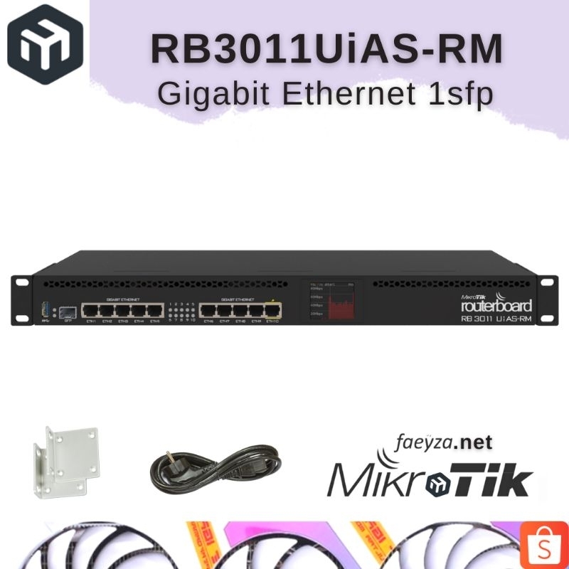 Jual Routerboard MikroTik RB3011UiAS-RM | Shopee Indonesia