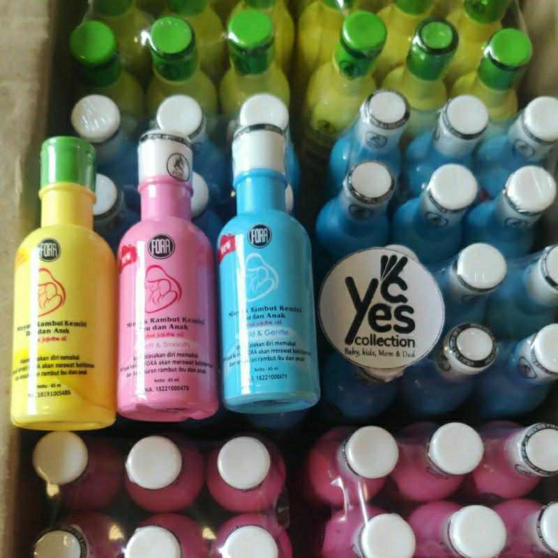 Jual Fora Minyak Kemiri dan jojoba oil 65ml merawat rambut alis bayi ...