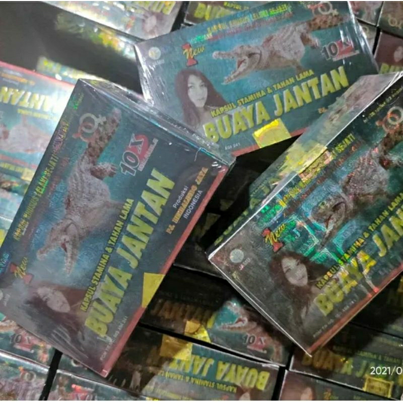 Jual jamu herbal buaya jantan kuat lelaki original dobel stiker | Shopee Indonesia
