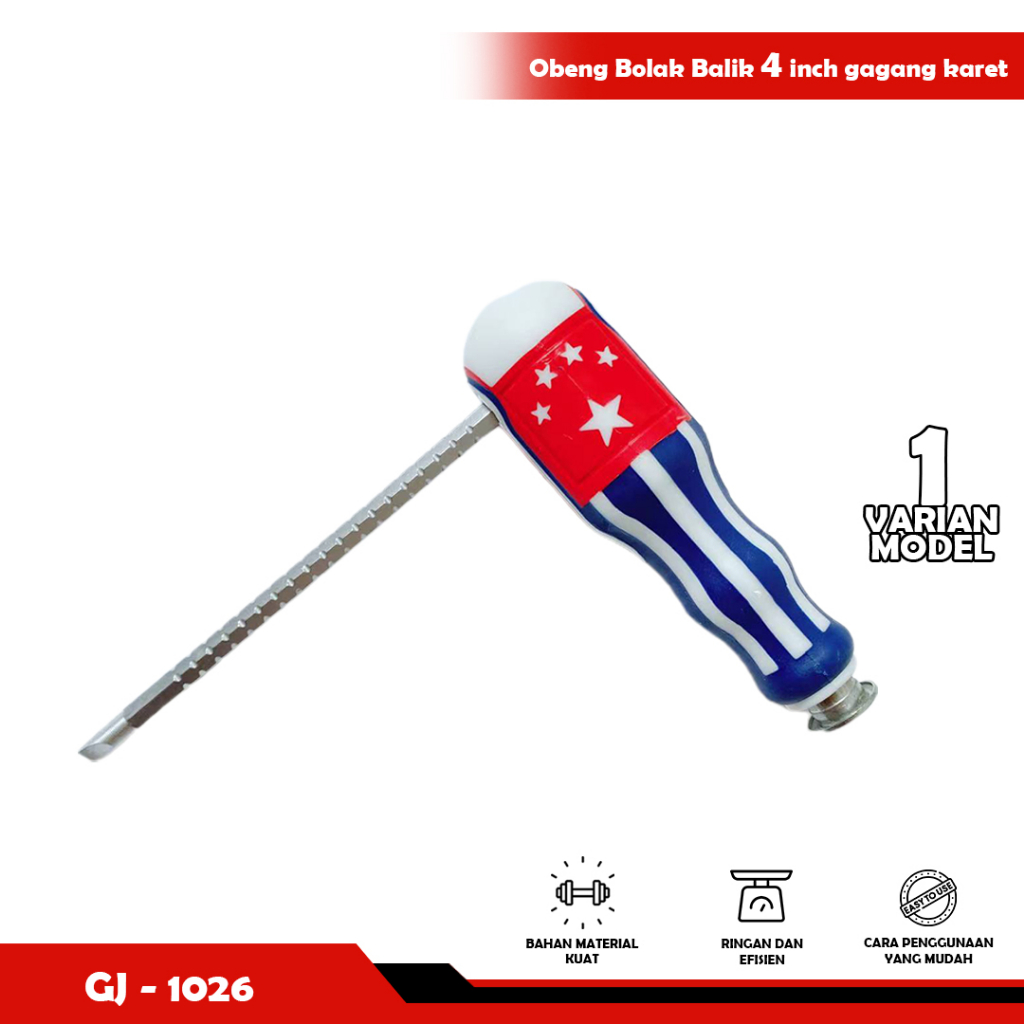 Jual Obeng 3-way Gg. Karet Usa BOLAK BALIK OBENG/580- NASA SQUARE ...