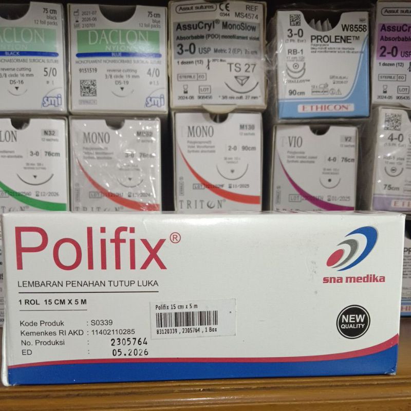 Jual Polifix / Lembaran penahan tutup luka | Shopee Indonesia