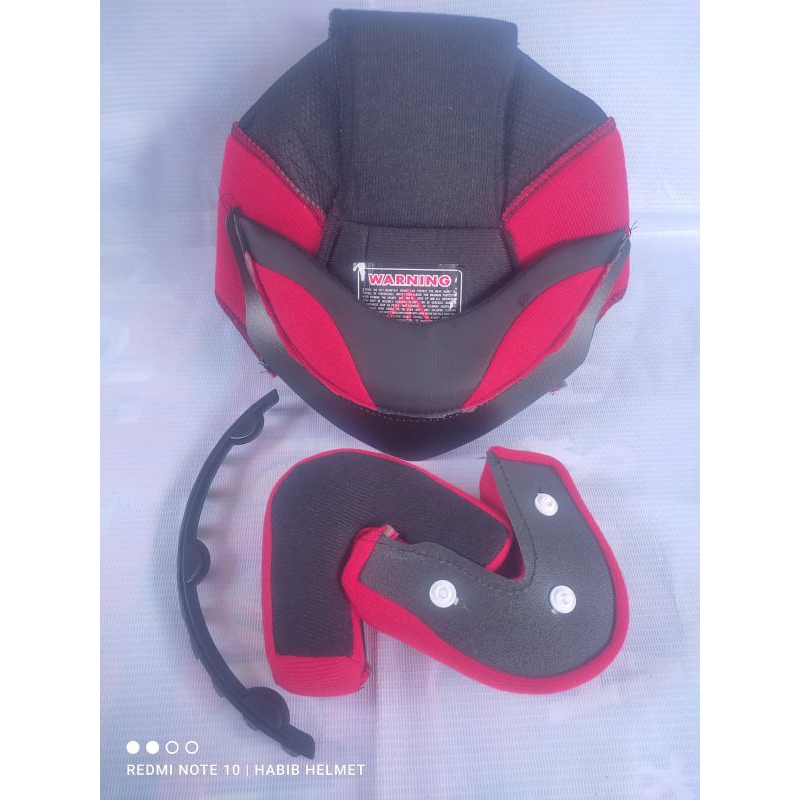 Jual Busa Helm Rn Double Visor Fullset Model Kancing Pelastik | Shopee ...