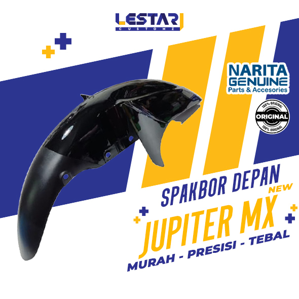 Jual NARITA Spakbor Depan Front Fender Yamaha Jupiter MX King 150 Hitam ...