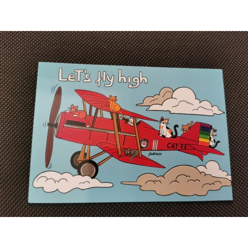 Jual kartu pos kucing titina/titina cat postcard | Shopee Indonesia